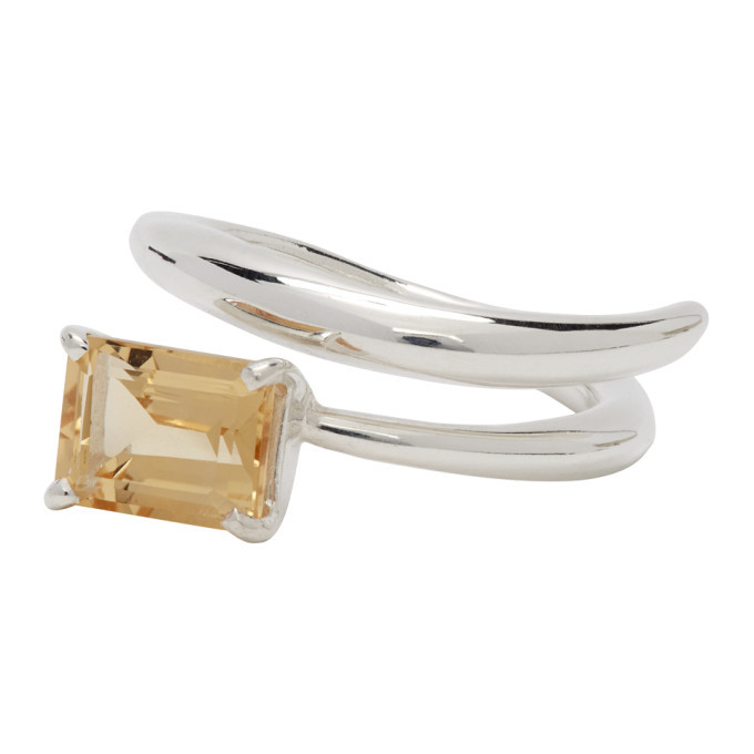 Faris Silver Citrine Ring Faris