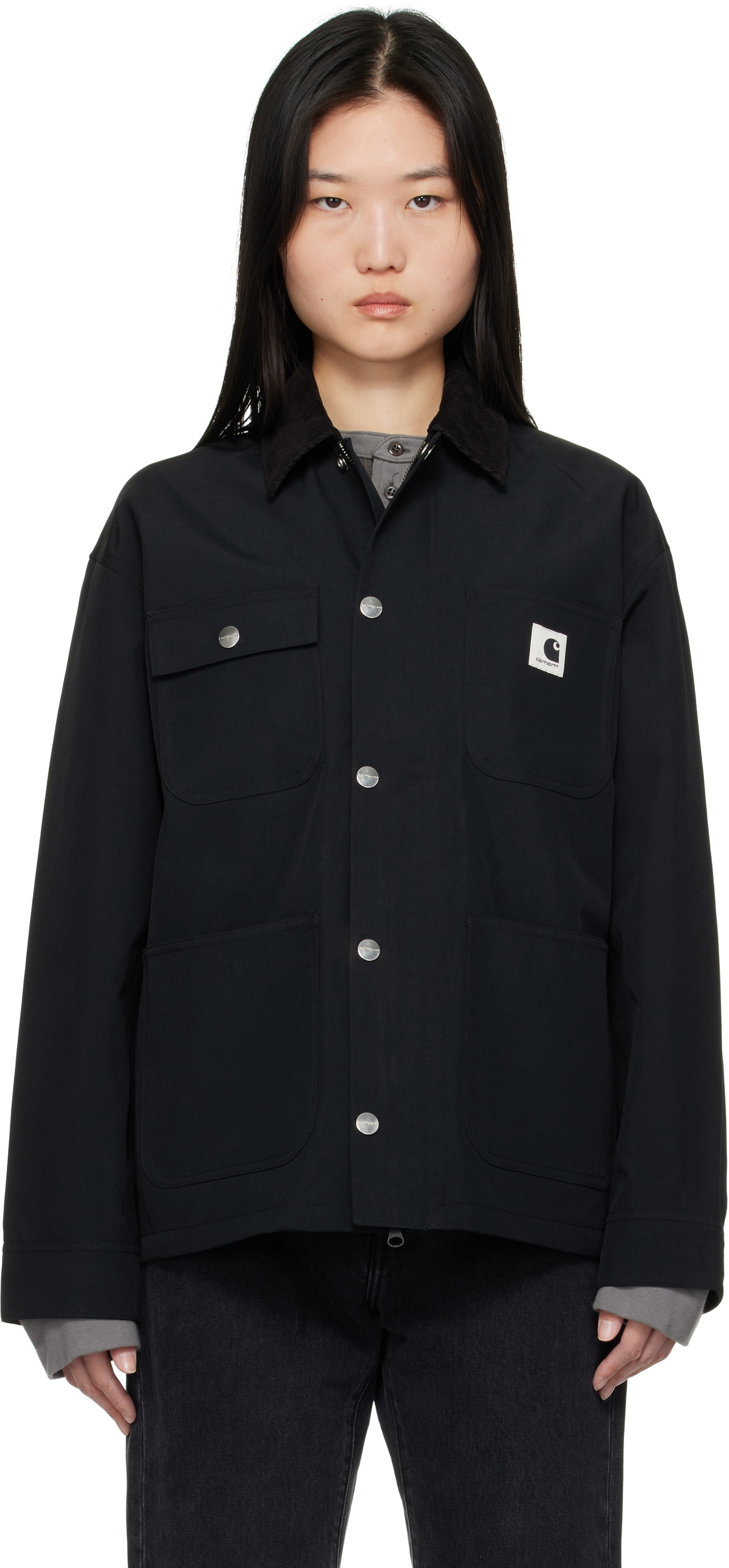 Carhartt Work In Progress Black Clapton Jacket Carhartt WIP