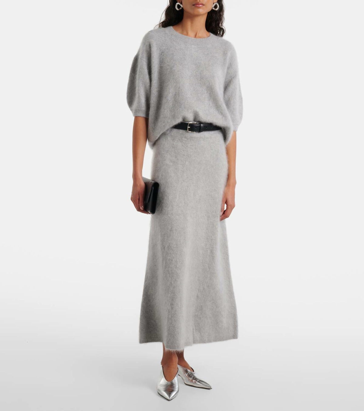 Lisa Yang Asta cashmere midi skirt Lisa Yang