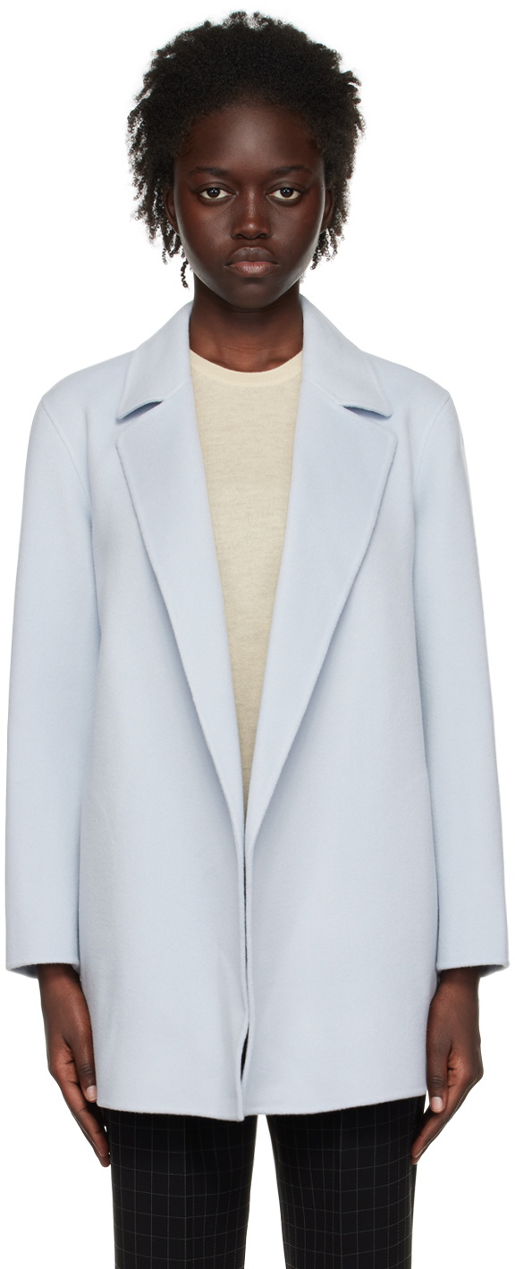 Theory Blue Clairene Coat Theory