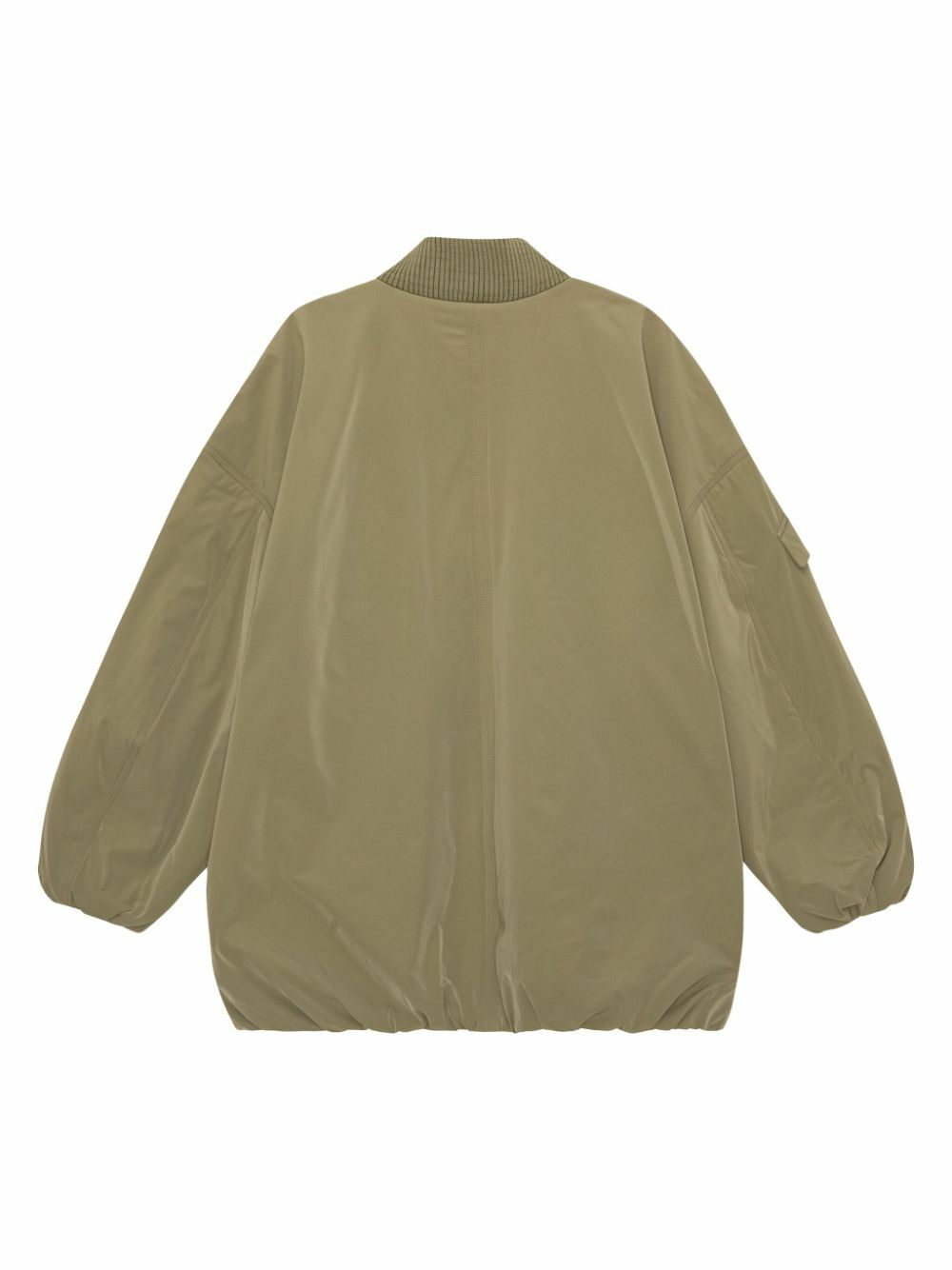 GANNI Green Oversized Bomber Jacket GANNI