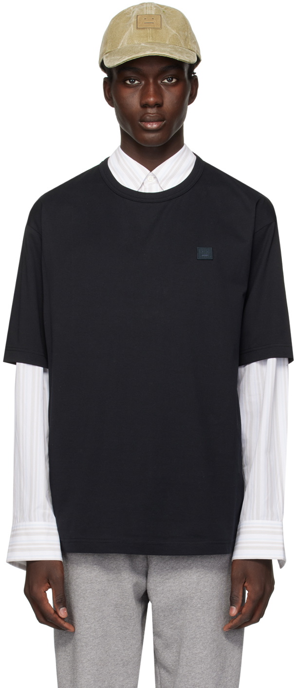 Acne Studios Black Crew Neck T-Shirt Acne Studios