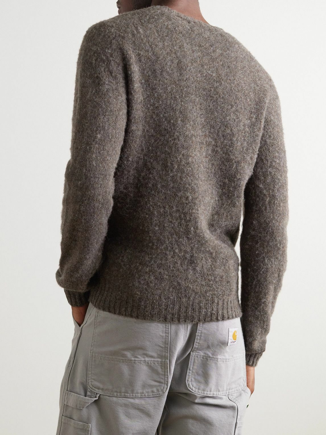 Norse Projects - Birnir Brushed Wool Sweater - Neutrals Norse Projects