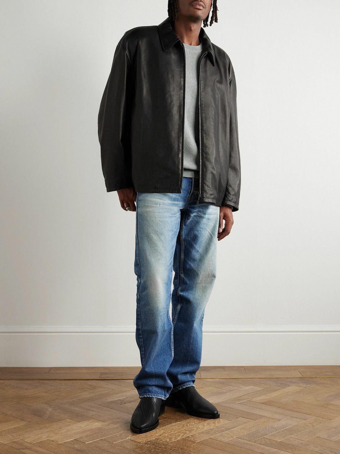 Fear of God - Straight-Leg Logo-Appliquéd Jeans - Blue Fear Of God