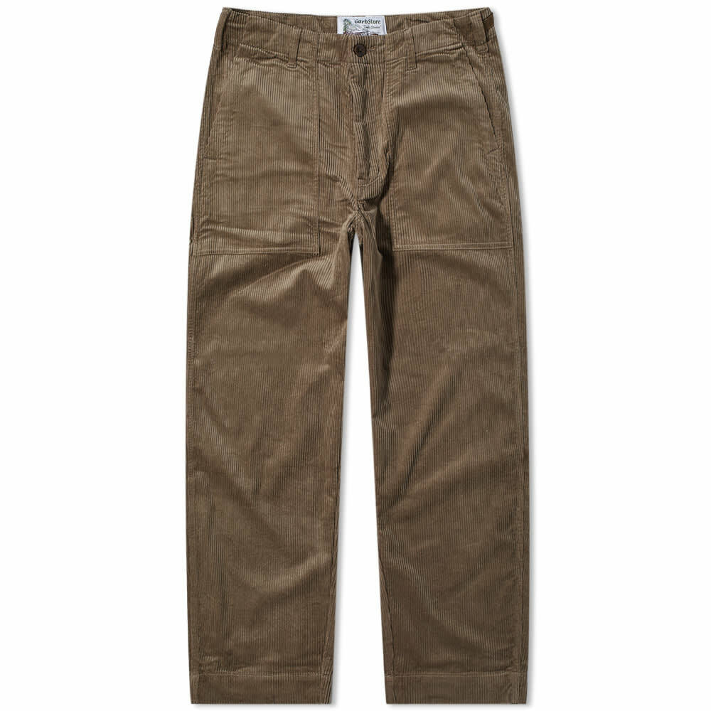 Garbstore Men's Cord Ruffle Pant in Stone Garbstore