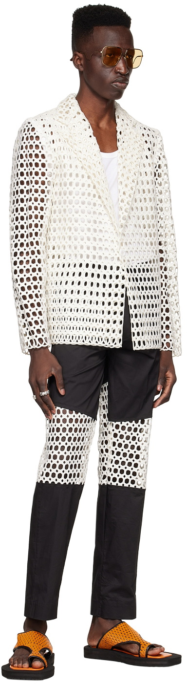Tokyo James Off-White Lace Blazer Tokyo James