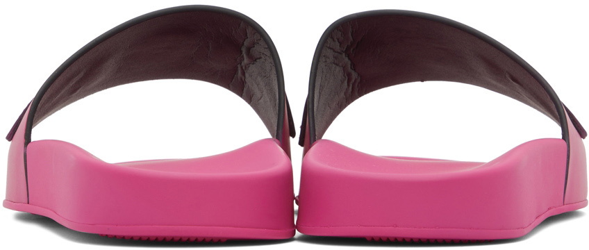 Versace Pink Medusa Biggie Slides Versace