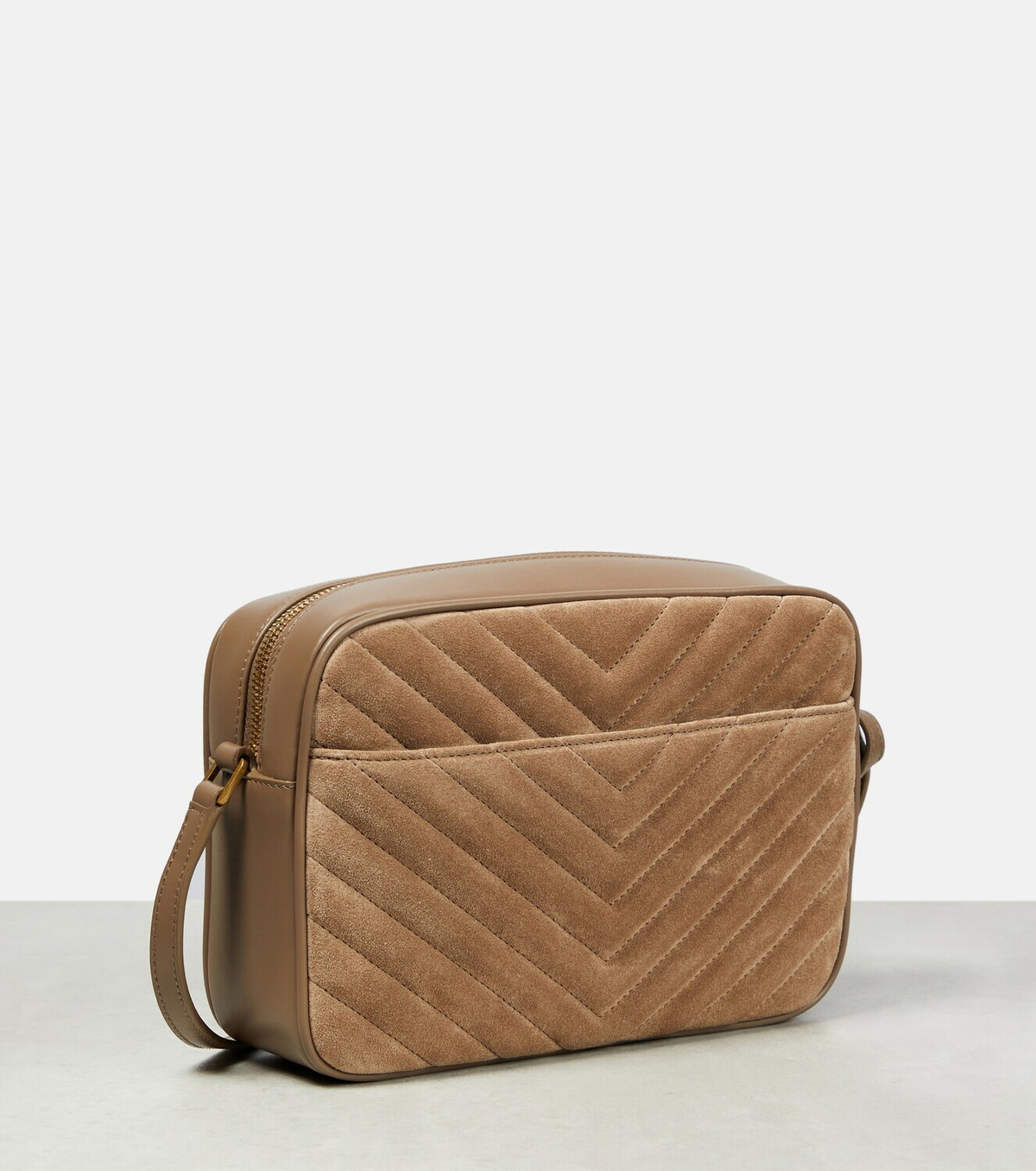 Saint Laurent - Lou suede and leather camera bag Saint Laurent