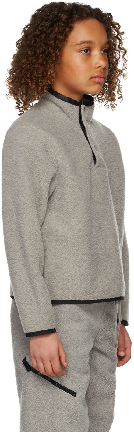 Essentials Kids Gray Fleece Jacket Essentials