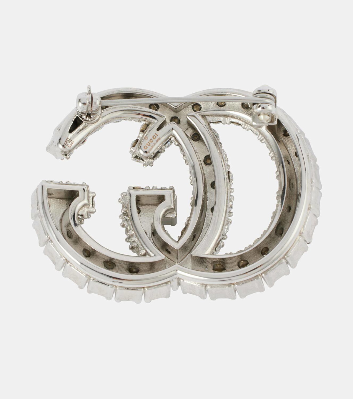 Gucci GG Marmont crystal-embellished brooch Gucci