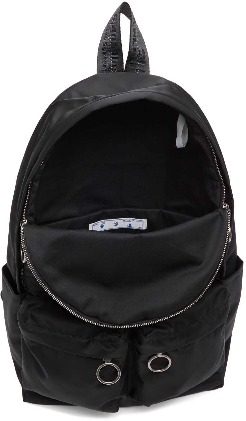 Off-White Black Logo Backpack Off-White