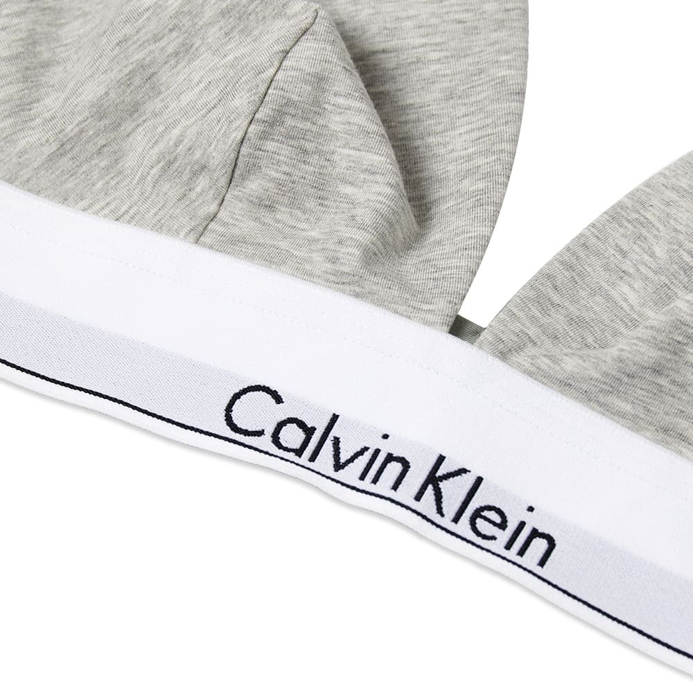 Calvin Klein Women's Unlined Triangle Bra in Grey Calvin Klein