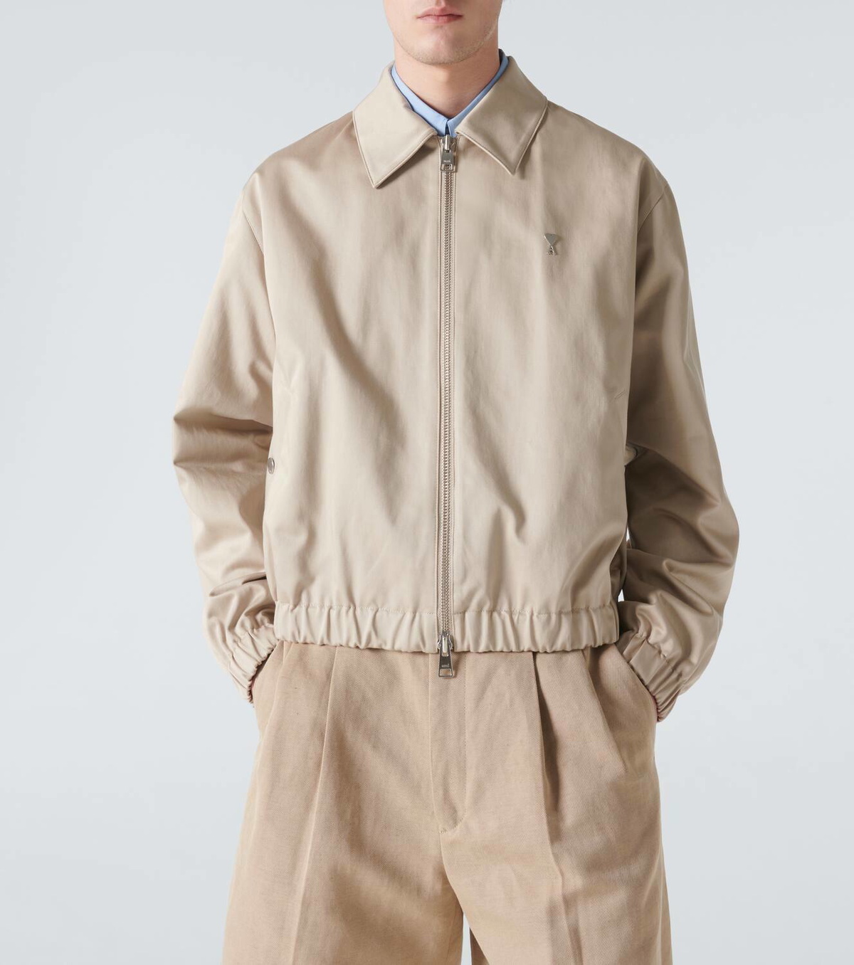 Ami Paris Cotton-blend blouson jacket AMI