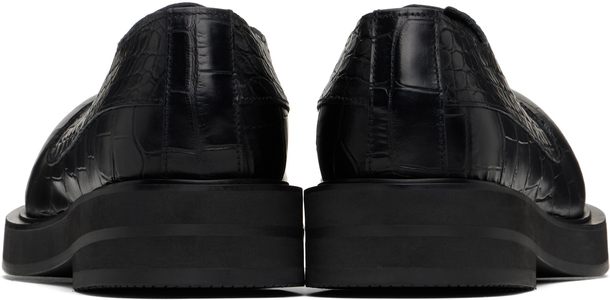 NO IDEA Black Big Foot Croc Derbys