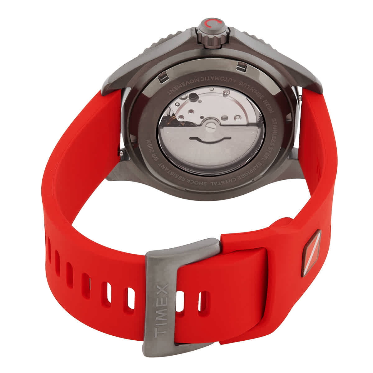 Timex Tiburon Automatic Black Dial Mens Watch TW2W21000 Timex