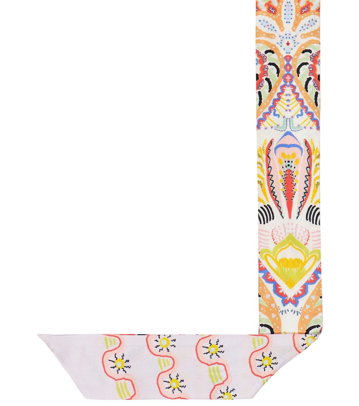 Etro - Printed silk twill scarf Etro