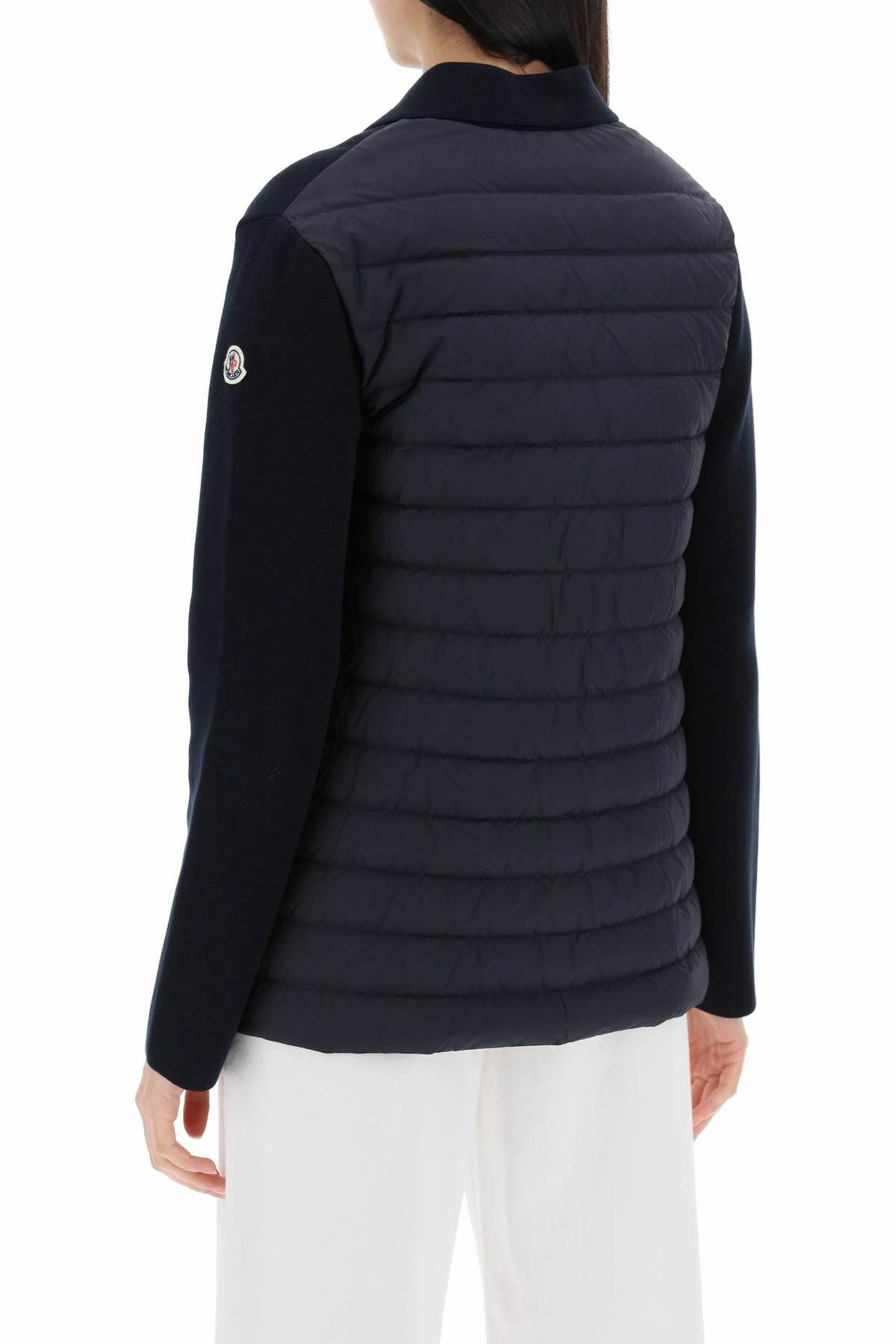 MONCLER hybrid tricot card Blue Moncler
