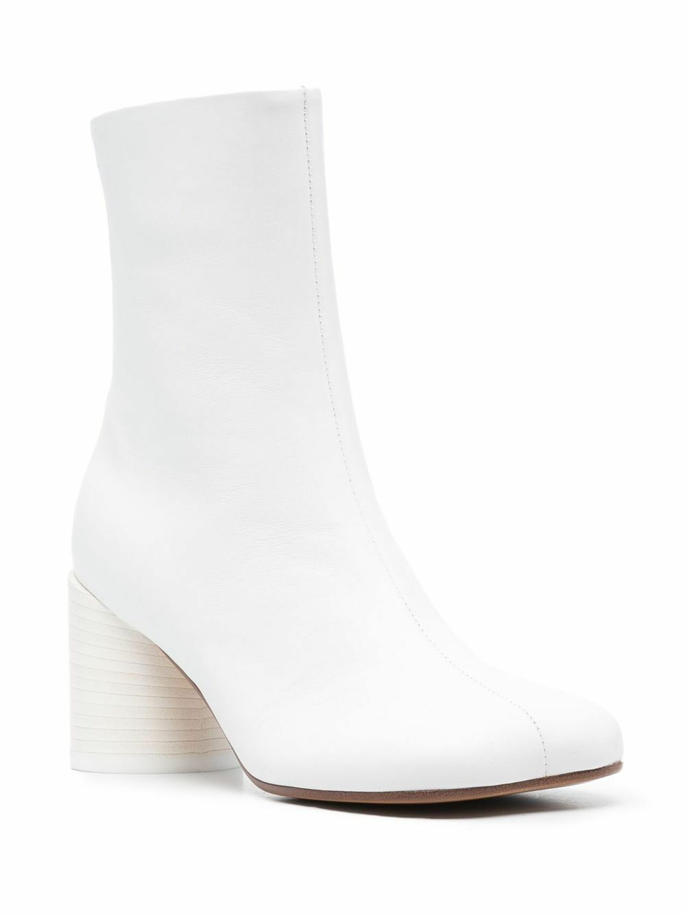 MM6 MAISON MARGIELA - Tabi Leather Ankle Boots MM6 Maison Margiela