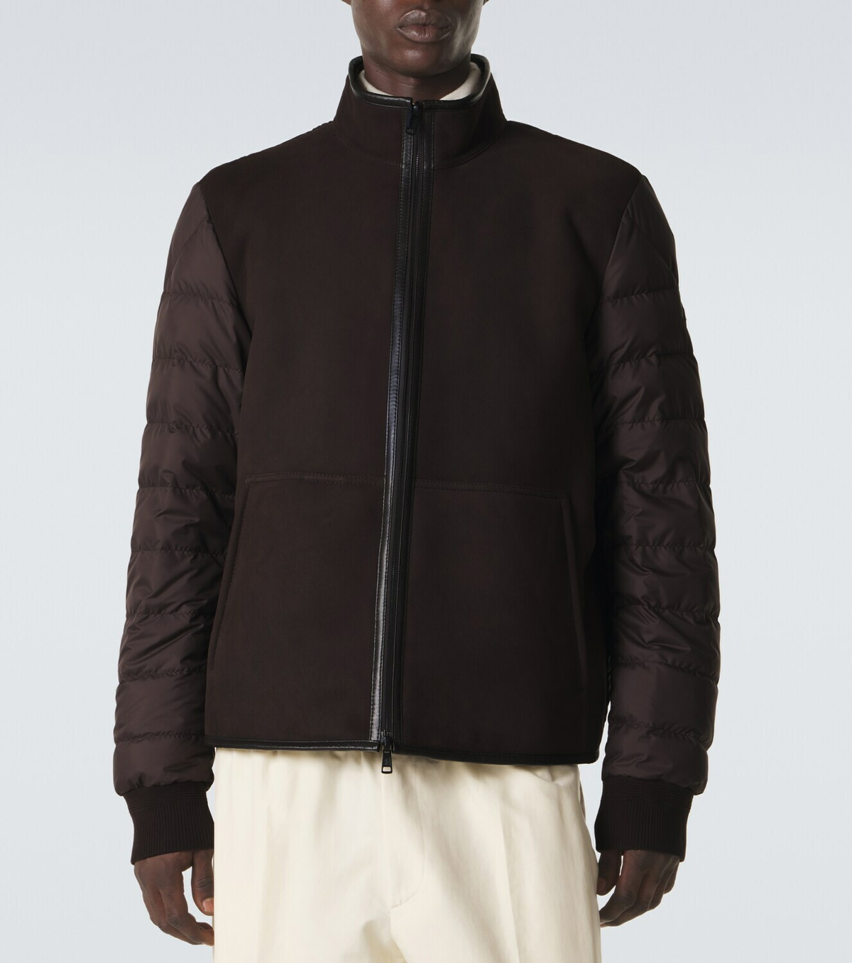 Moncler Reversible shearling down jacket Moncler