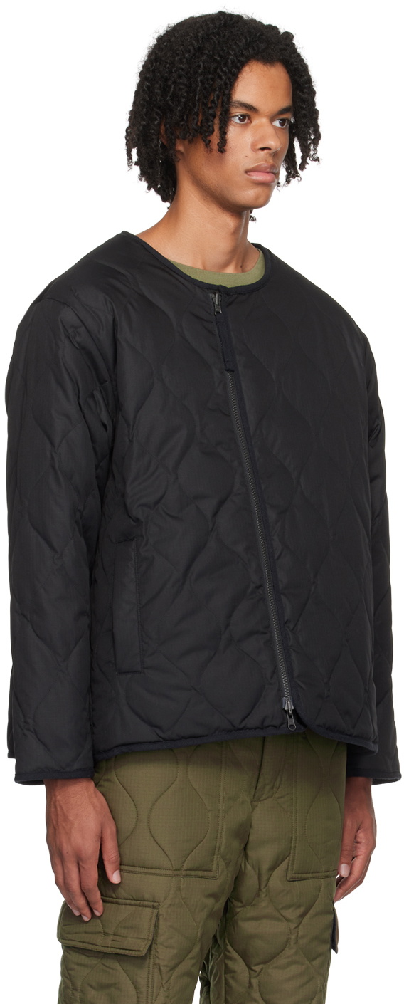 TAION Black Zip Reversible Down Jacket Taion Extra