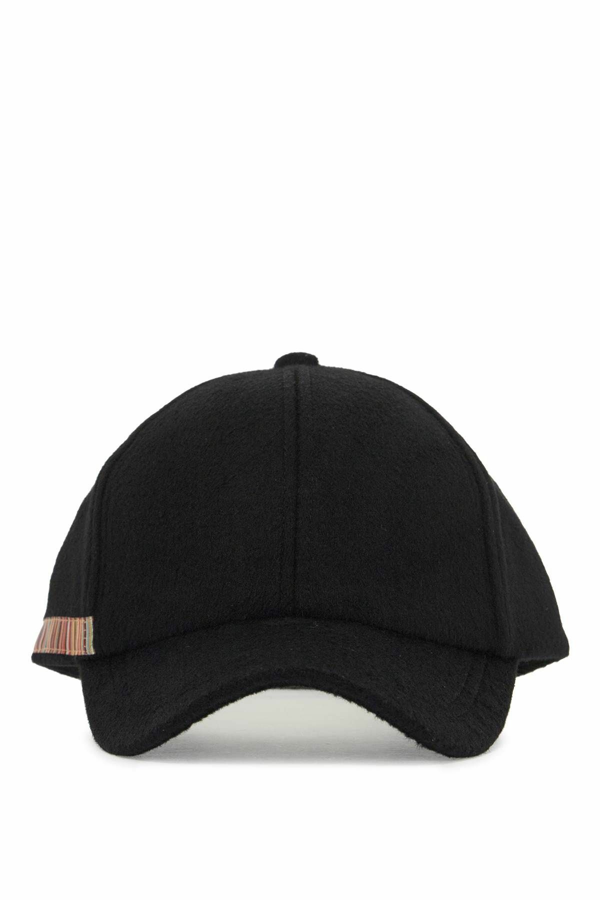 PAUL SMITH woolen baseball cap made of cloth Black Paul Smith