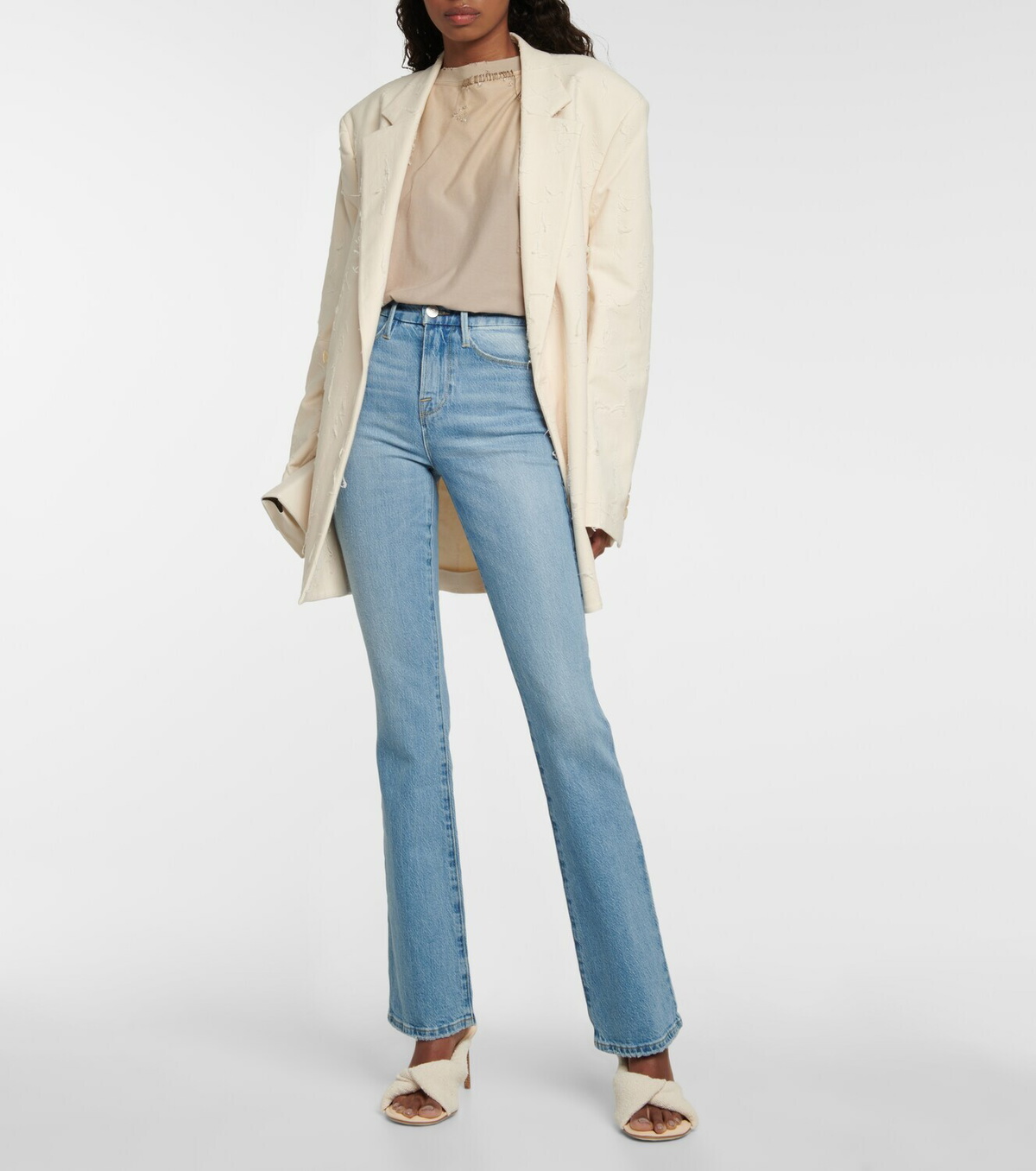 Frame - Le Super High Rise Mini Boot jeans Frame Denim