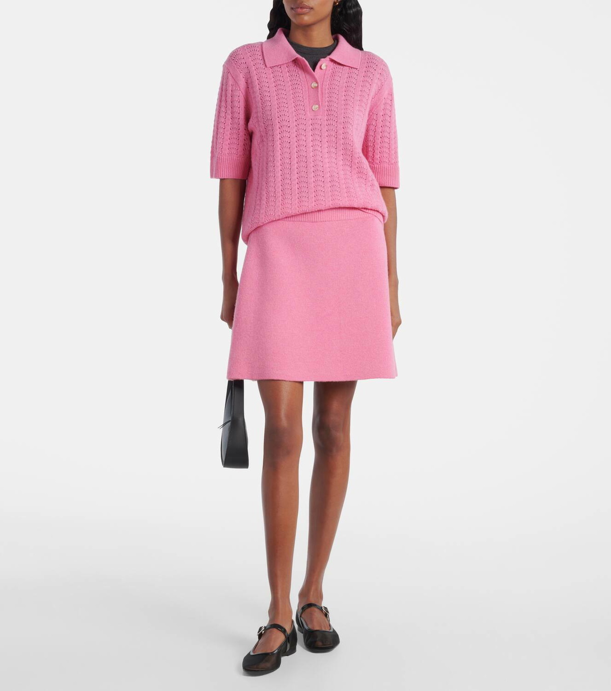 Lisa Yang Clare high-rise cashmere miniskirt Lisa Yang