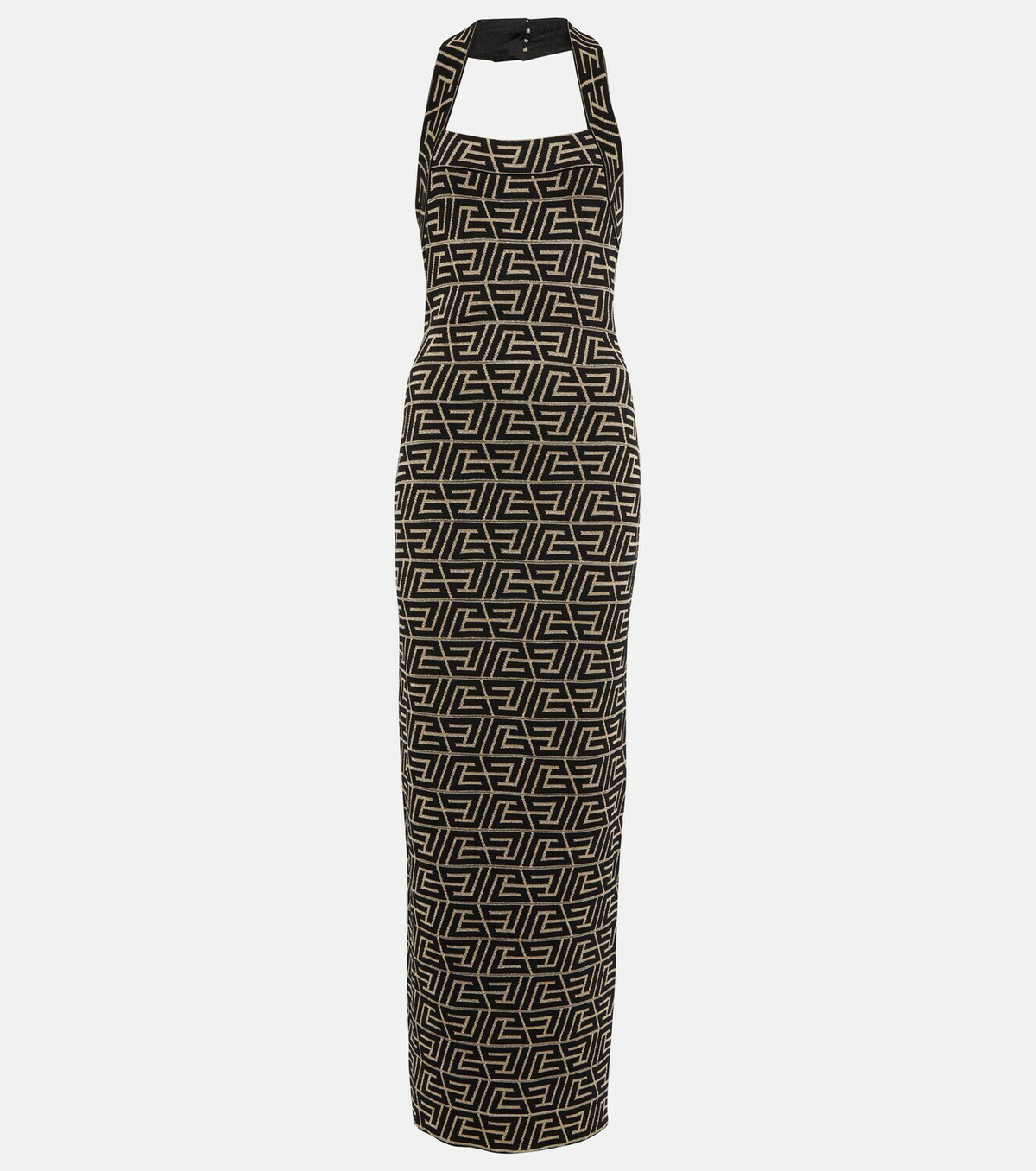 Balmain - Monogram jacquard maxi dress Balmain