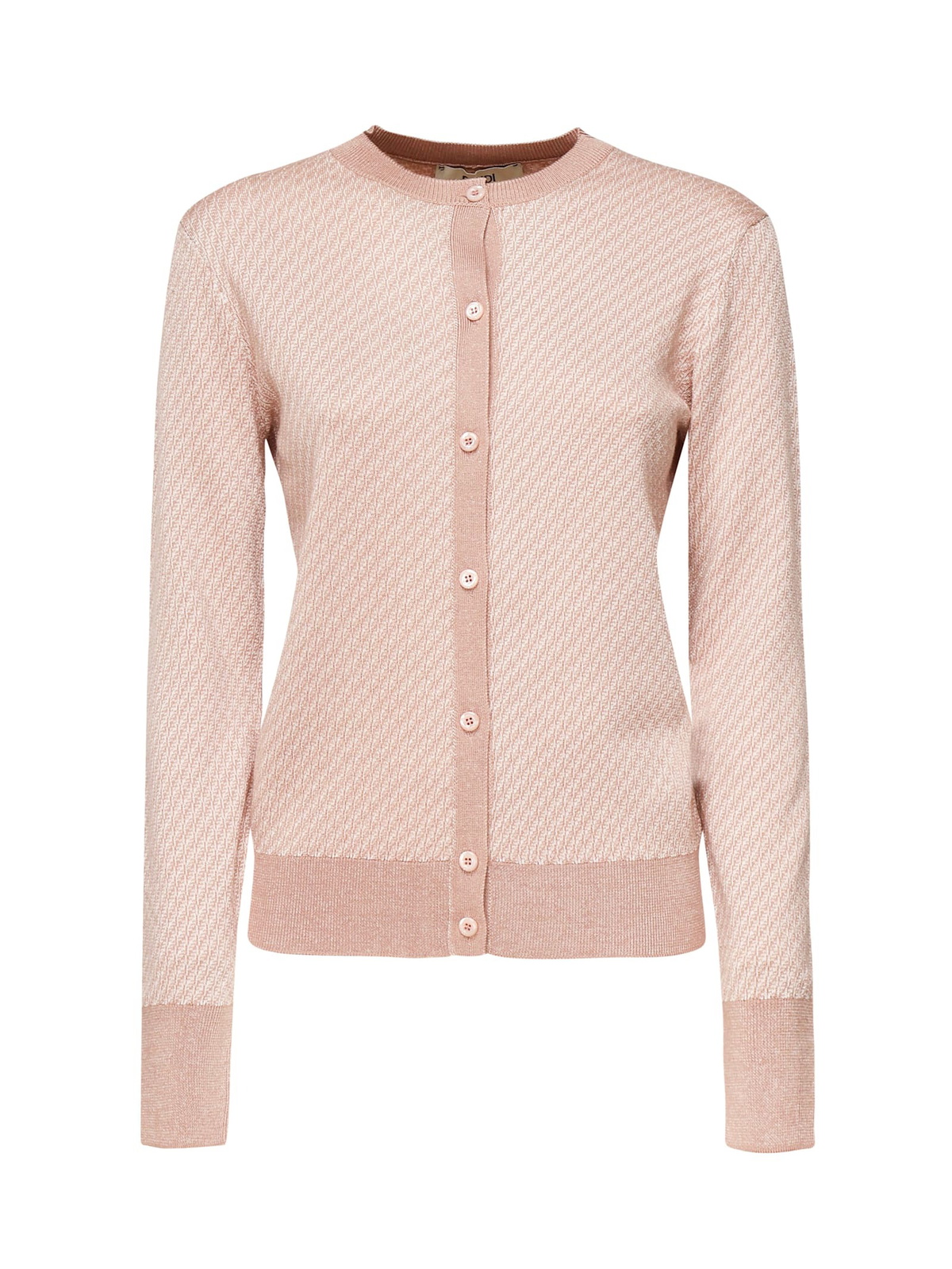 Fendi Cardigan With Iconic Ff Pattern Fendi