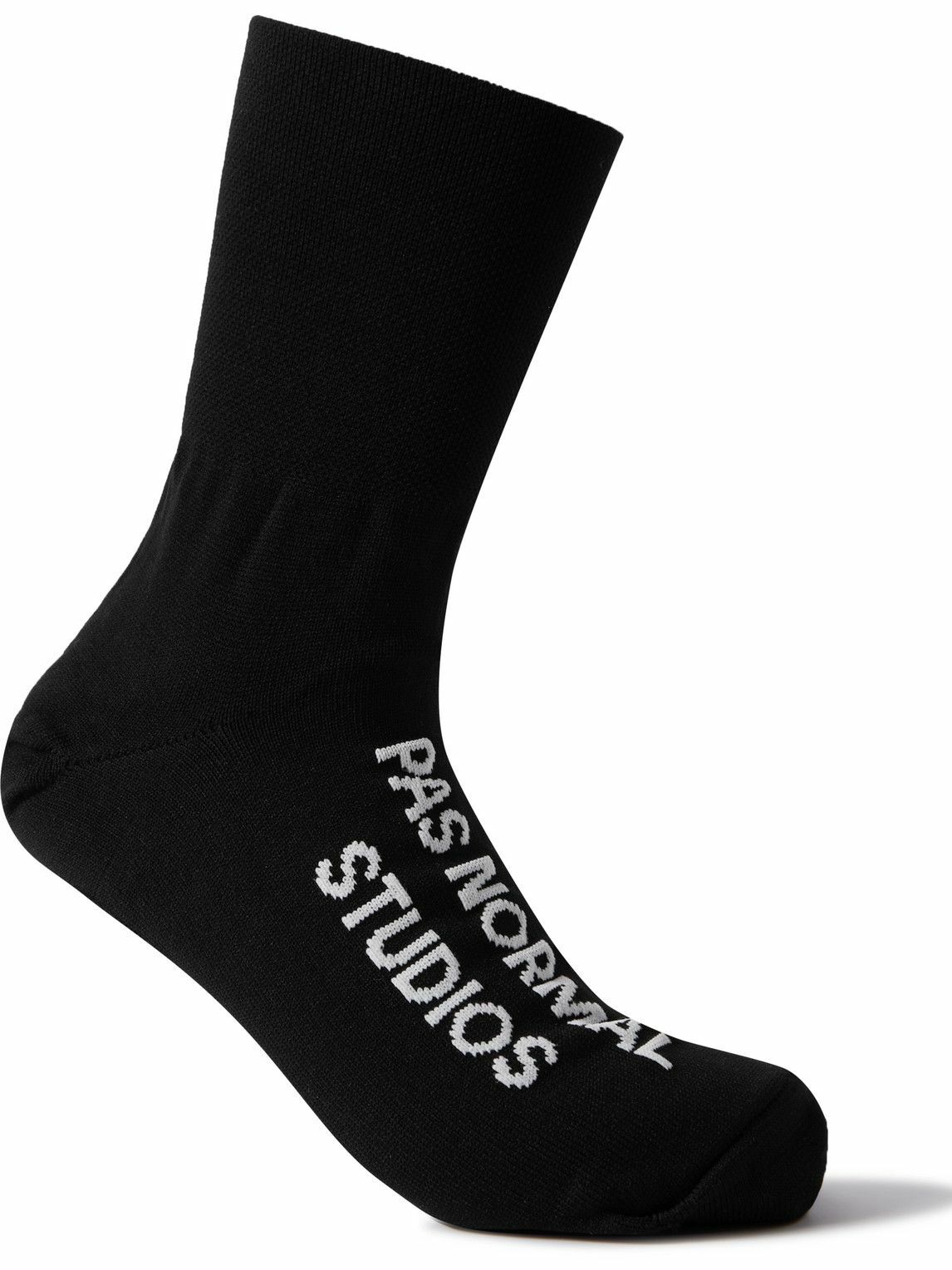 Pas Normal Studios - Logo-Jacquard Stretch-Jersey Cycling Oversocks ...