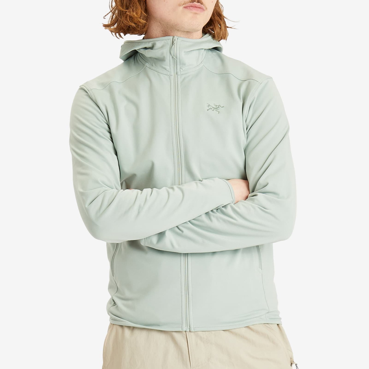 Arc'teryx Men's Kyanite Lightweight Hoodie in Stone Green Arc'teryx