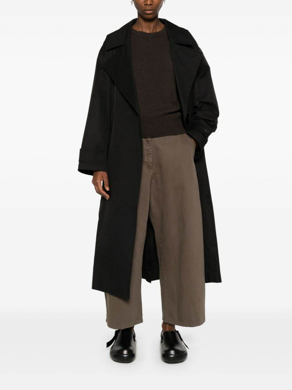 STUDIO NICHOLSON - Double-breasted Belted Coat Studio Nicholson