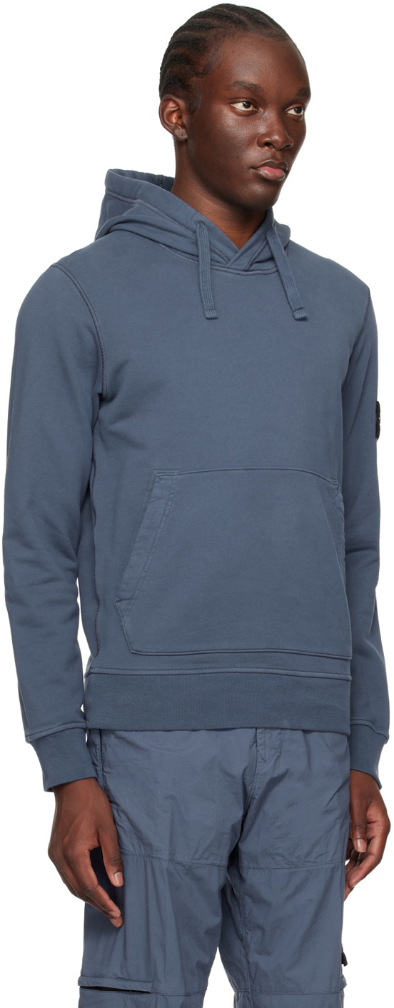 Stone Island Blue Patch Hoodie Stone Island