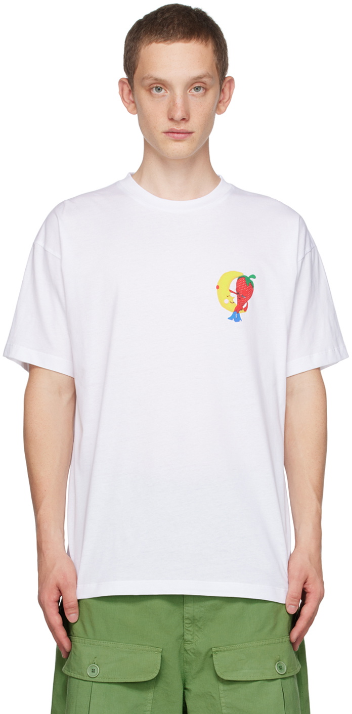 Sky High Farm Workwear White Perennial Shana T-Shirt Sky High Farm Workwear