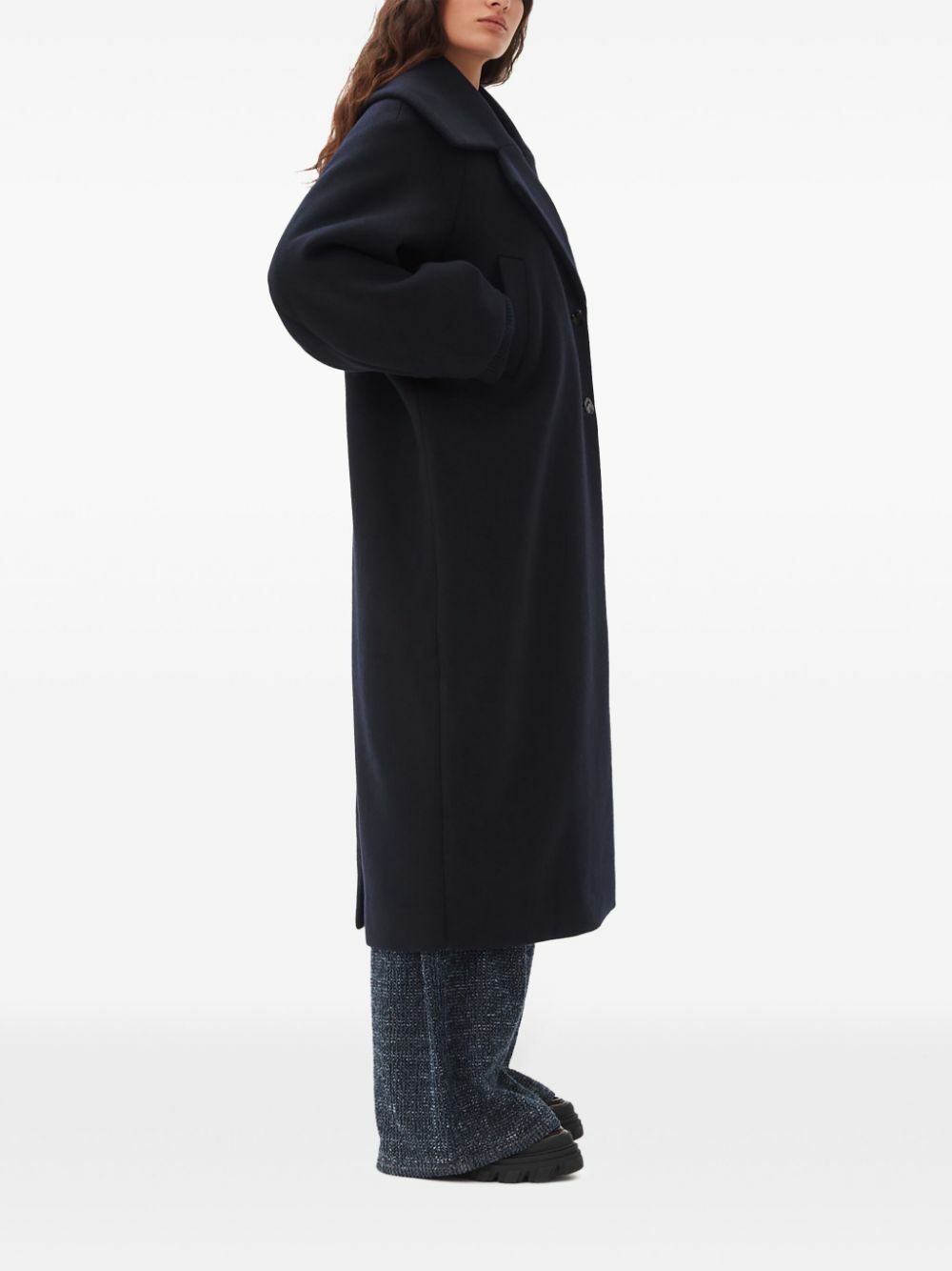 GANNI - Wool Boiled Coat GANNI