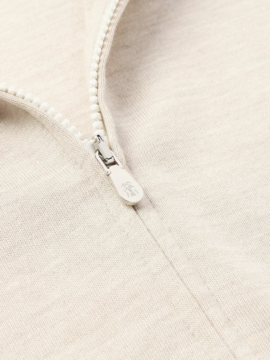 Brunello Cucinelli - Cashmere-Blend Zip-Up Hoodie - Neutrals Brunello ...