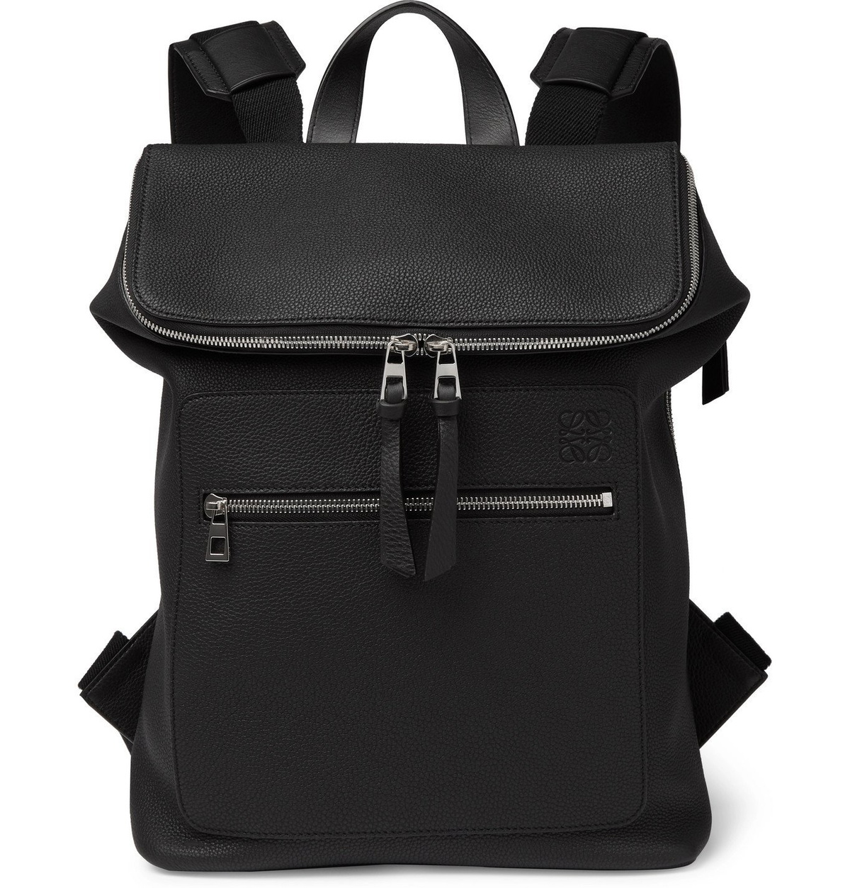 Loewe - Full-Grain Leather Backpack - Black Loewe