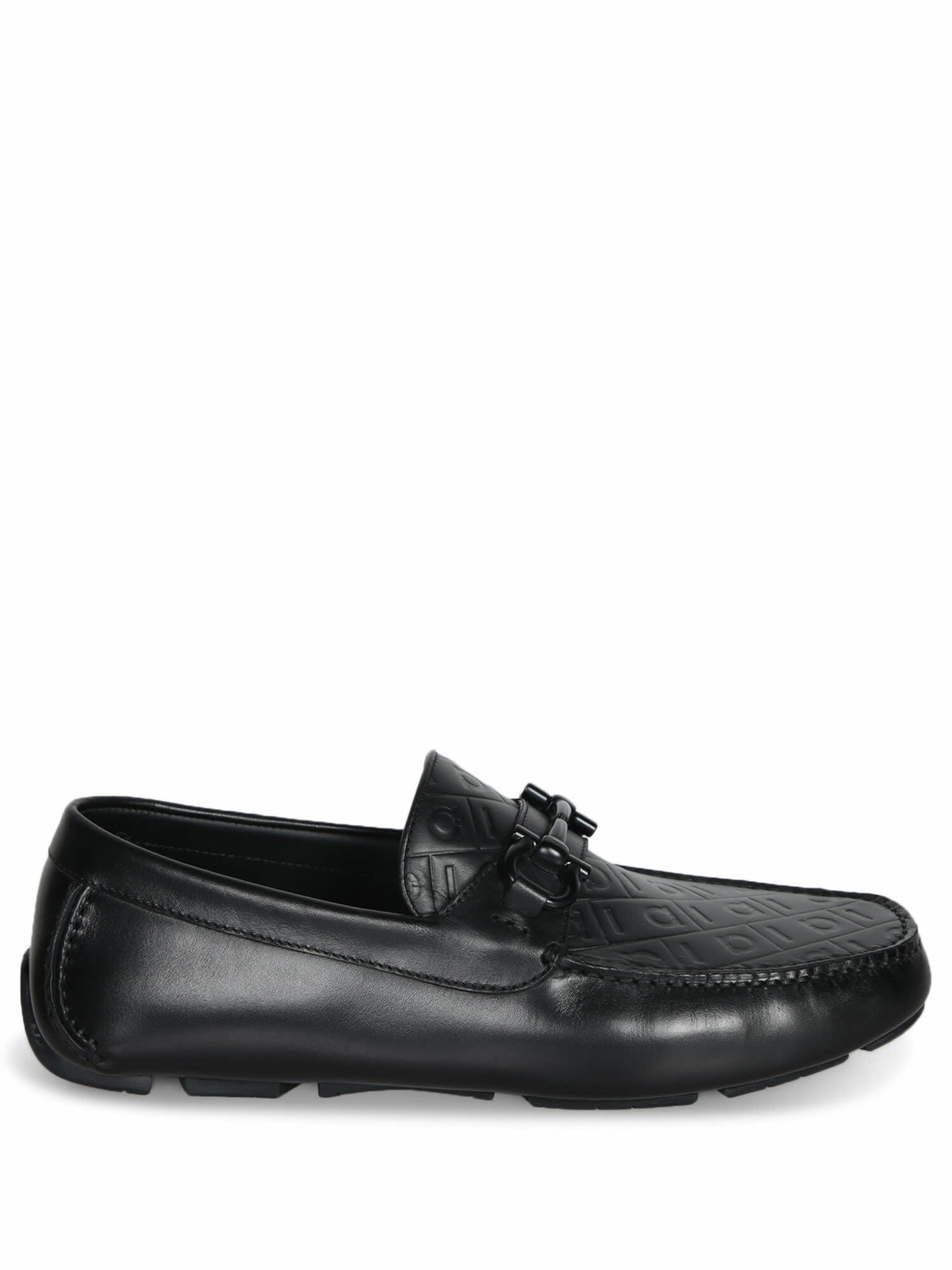 Ferragamo Driver Parigi New Black Leather Loafer Salvatore Ferragamo