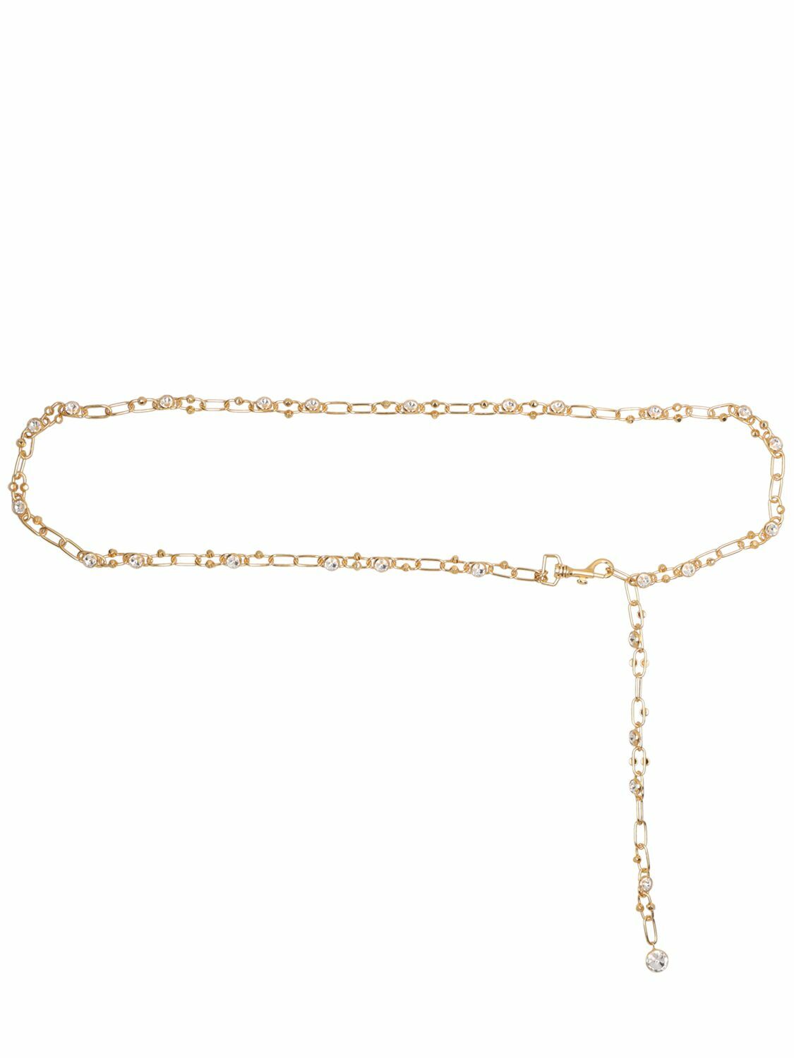 ALESSANDRA RICH - Crystal & Stud Chain Belt Alessandra Rich