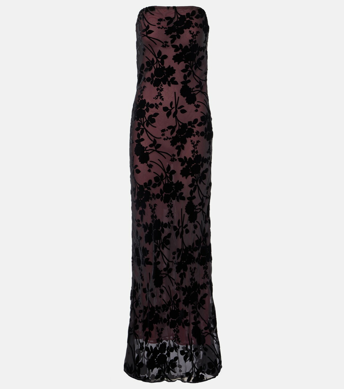 Rodarte Floral devoré velvet gown Rodarte