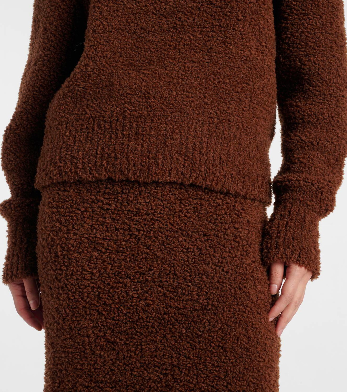 Self-Portrait Wool-blend turtleneck sweater Self-Portrait