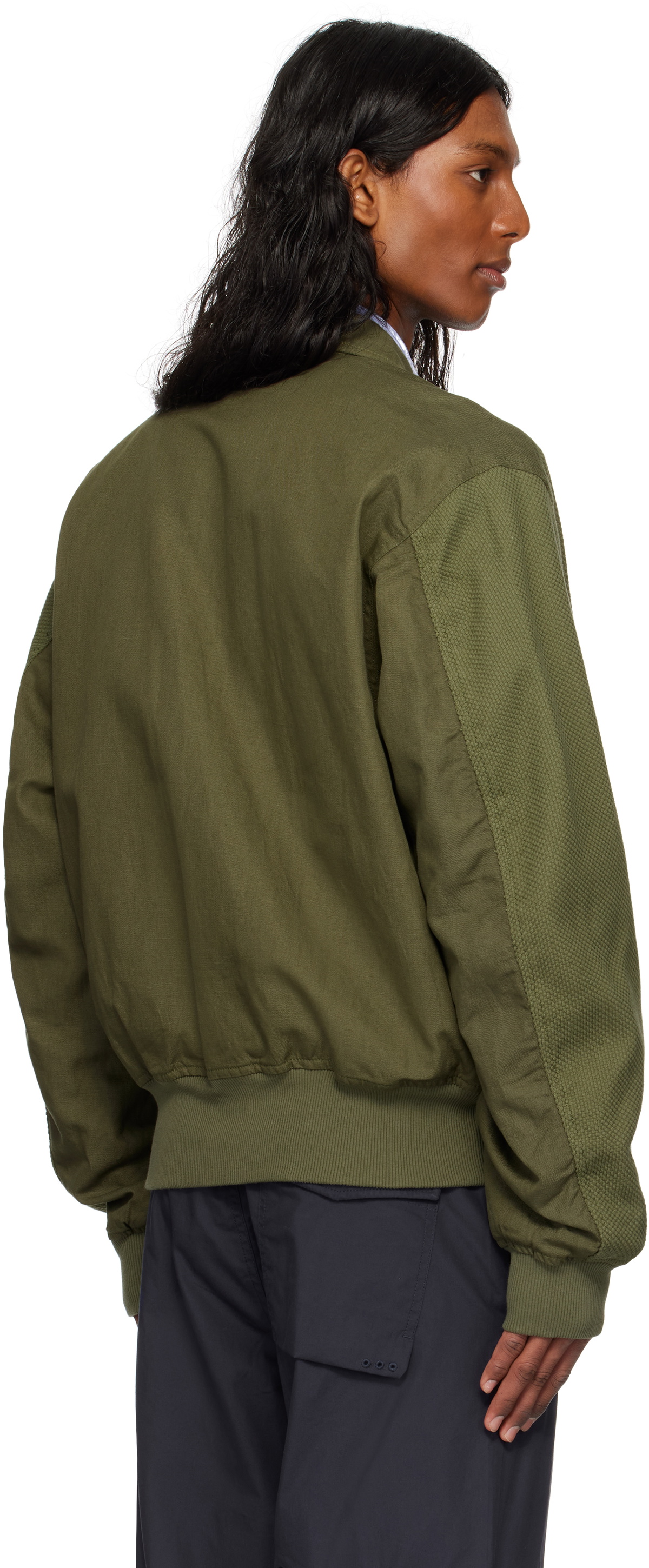 Maharishi SSENSE Exclusive Khaki 6101 M42 Flight Bomber Jacket Maharishi