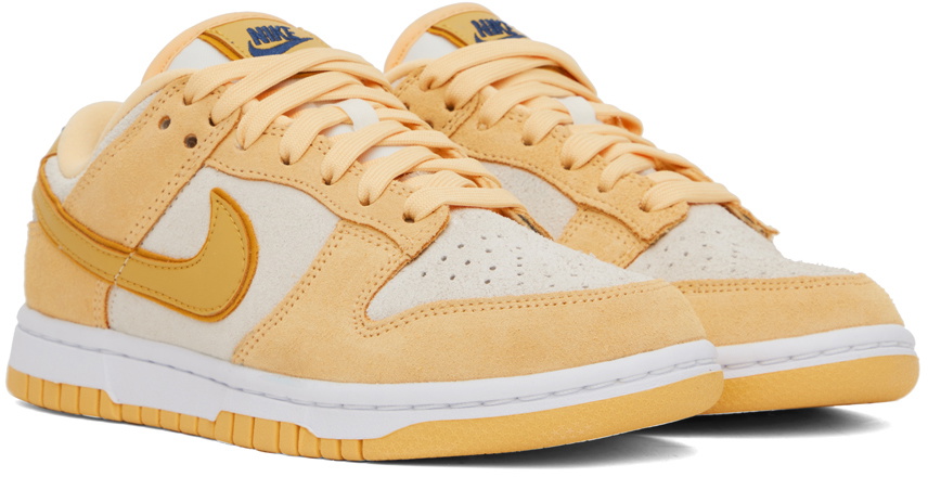 Nike Yellow & Beige Dunk Low Retro LX Sneakers Nike