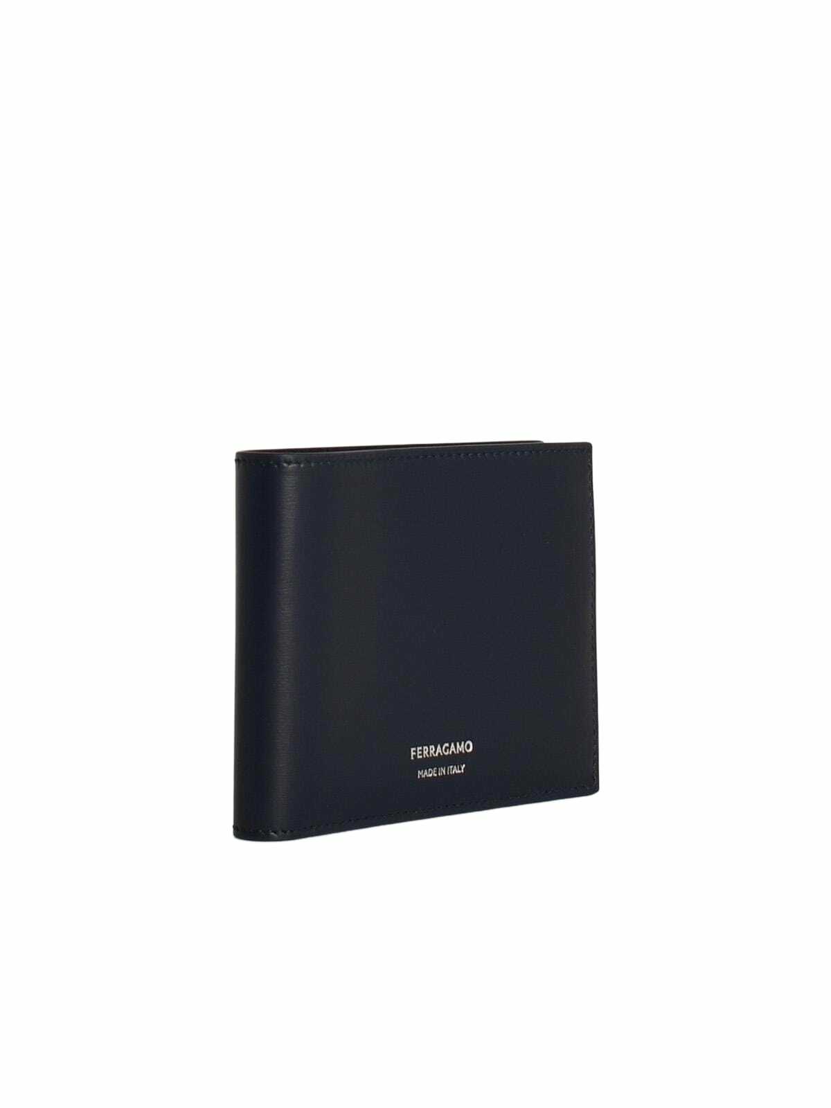 Ferragamo florence Blue Leather Wallet Salvatore Ferragamo