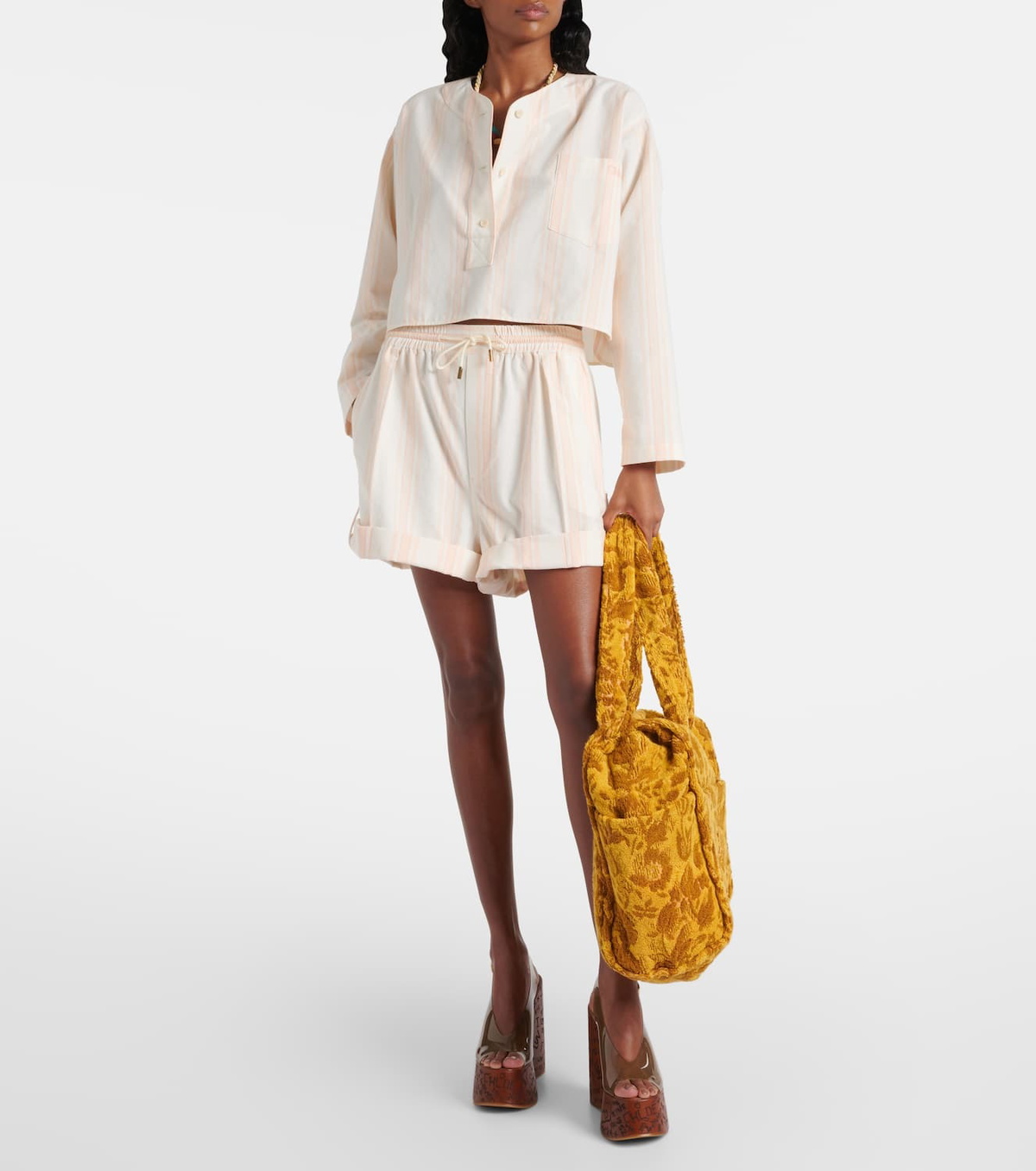Chloé Chloé Plage Large terry tote bag Chloe