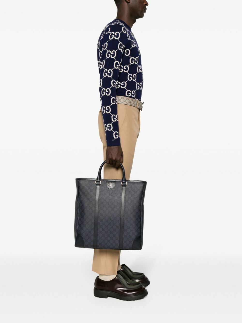 Gucci Blue Medium Ophidia Tote Bag Gucci
