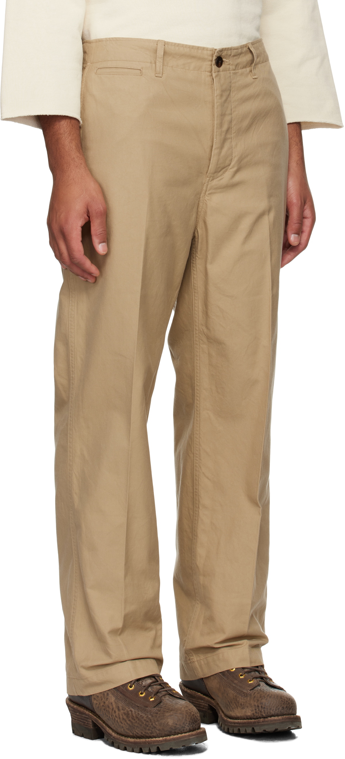 visvim Beige Field Chino Trousers Visvim