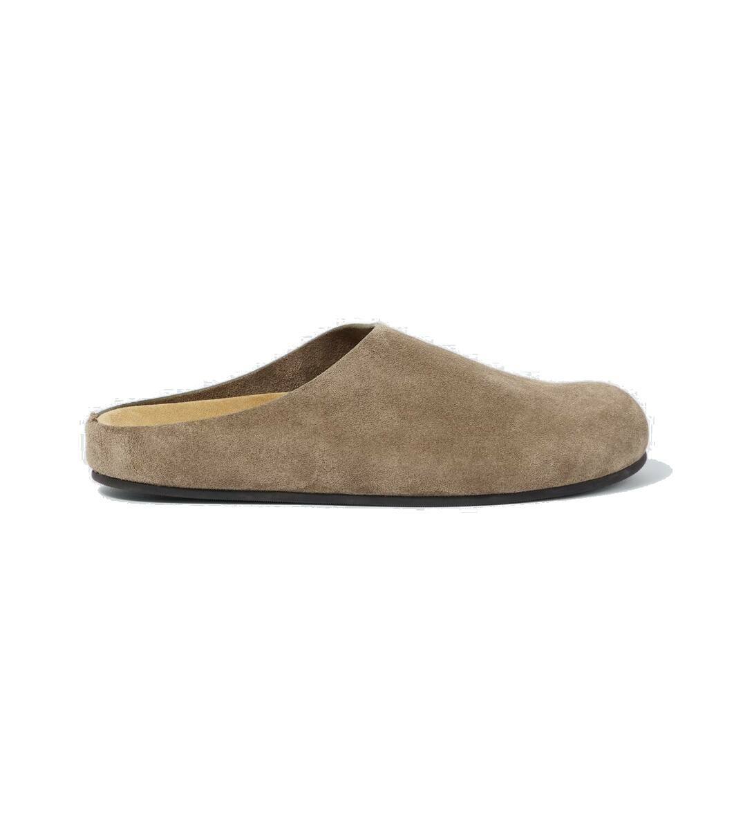 The Row Hugo leather slides The Row