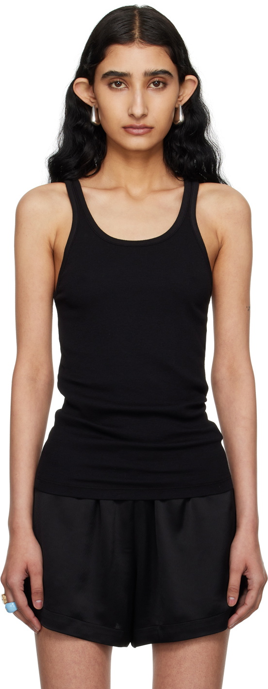 AGOLDE Black Zane Tank Top AGOLDE