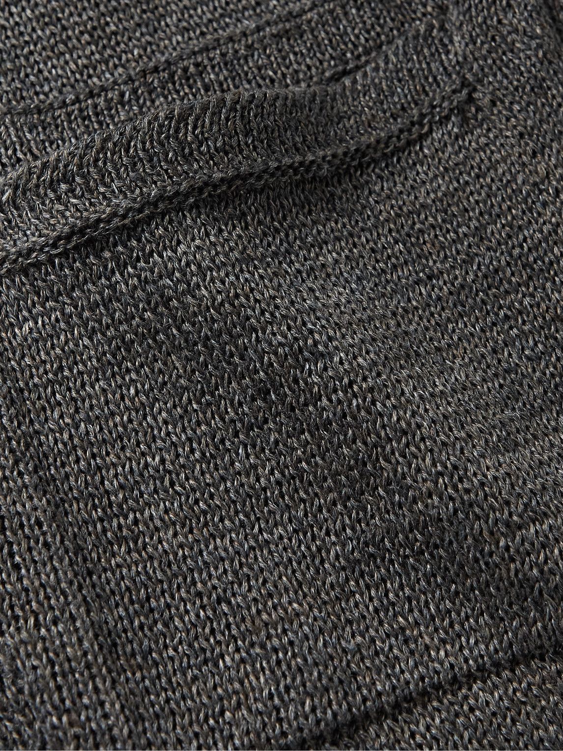 Inis Meáin - Relaxed Linen Cardigan - Gray Inis Meáin